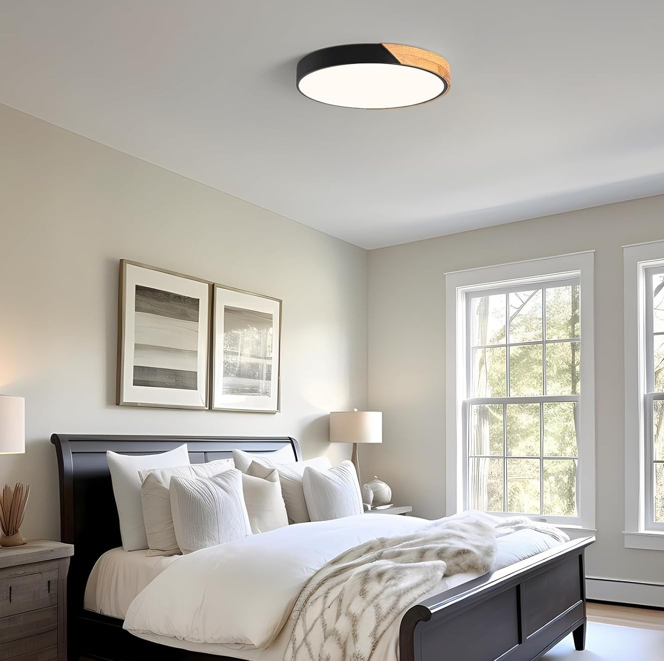 AFOVES Modern Dimmable LED Ceiling Light, 15.8" - Wayfair Canada