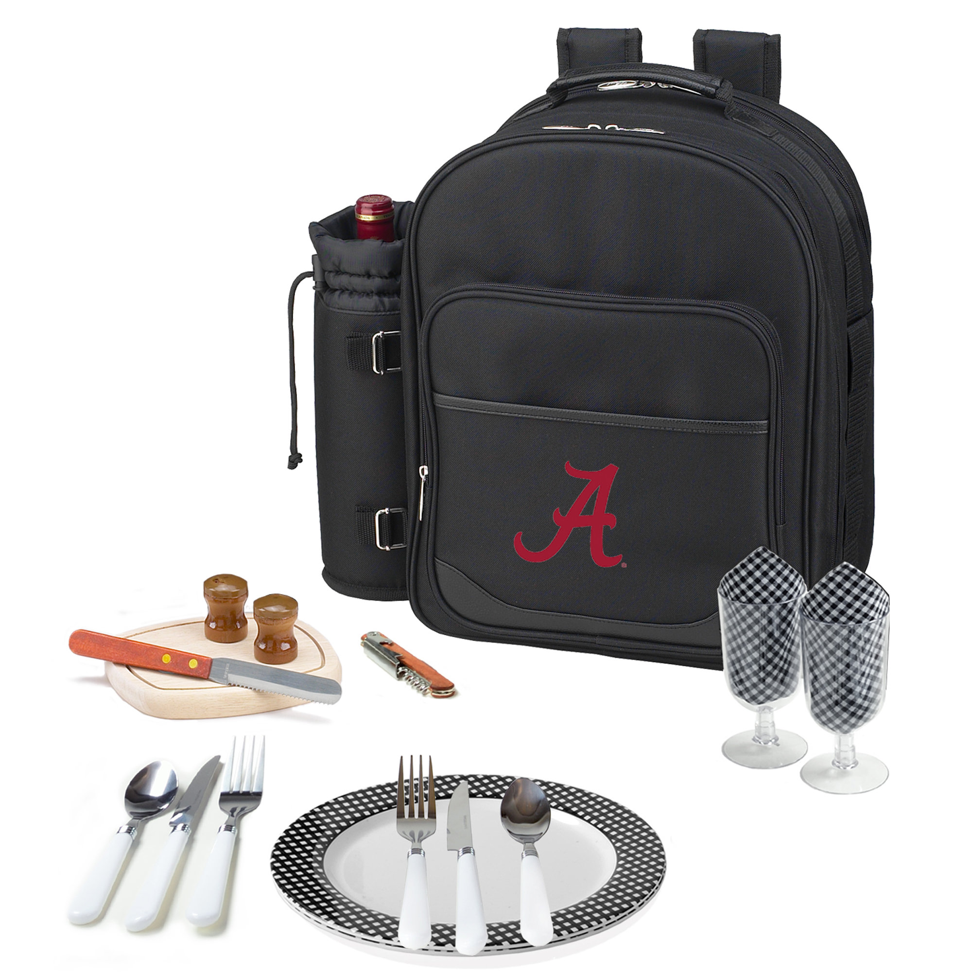 Latitude Run® NCAA Alabama Crimson Tide Picnic Backpack Equipped For ...