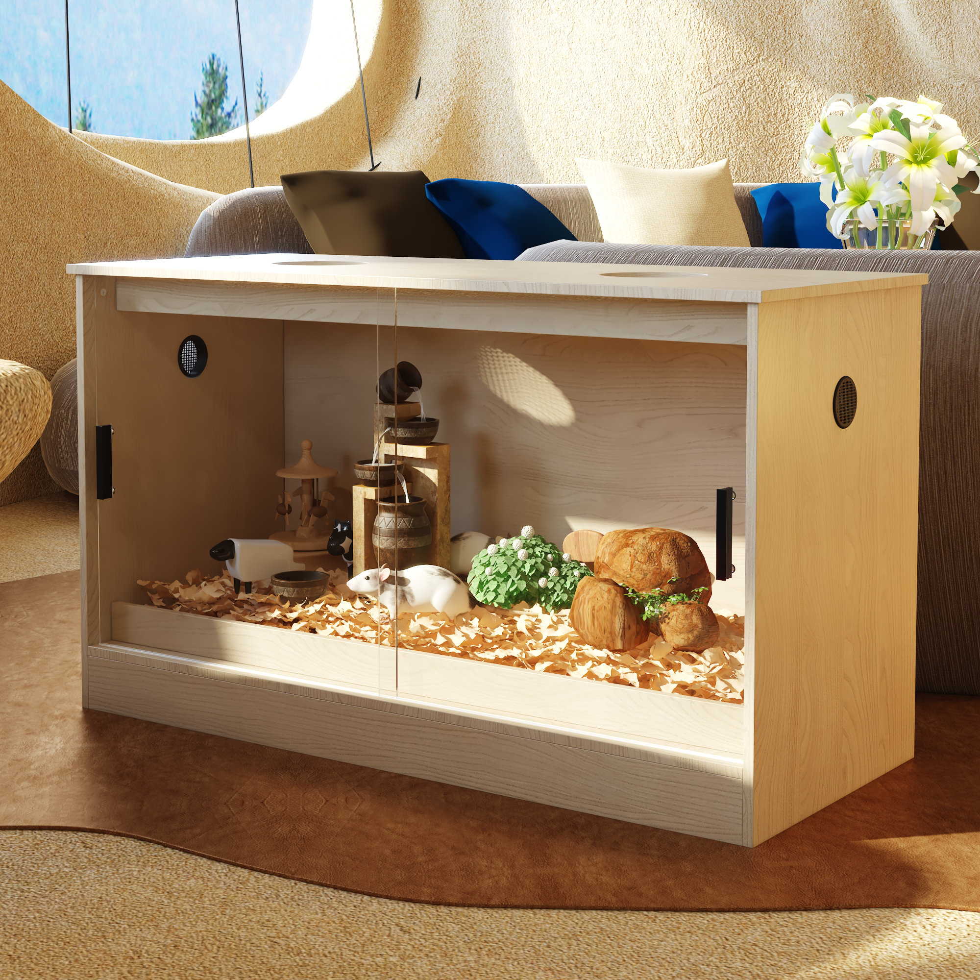 Tucker Murphy Pet™ Edier Hamster Cage | Wayfair