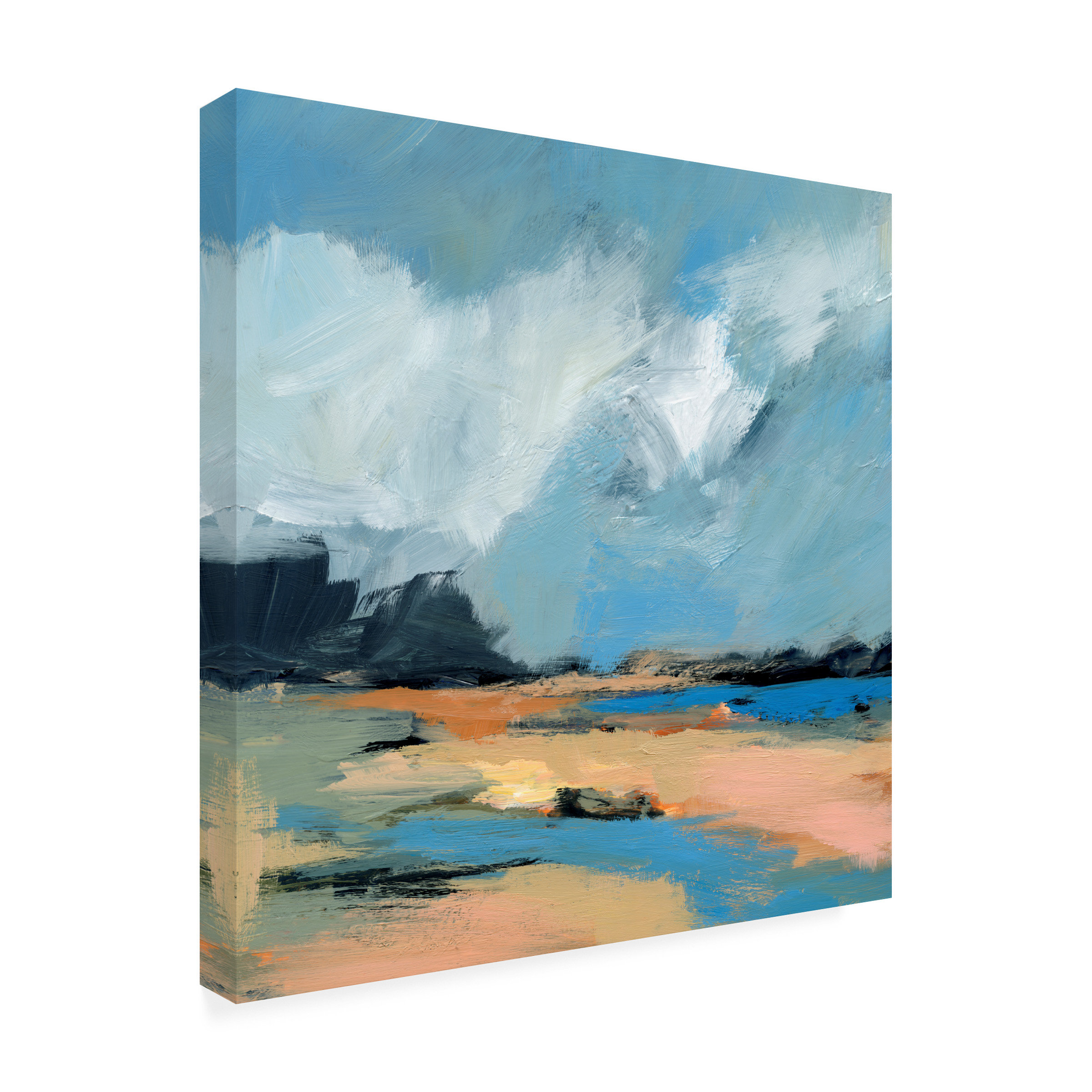Winston Porter Blue Inlet I On Canvas by Victoria Barnes Canvas Art ...