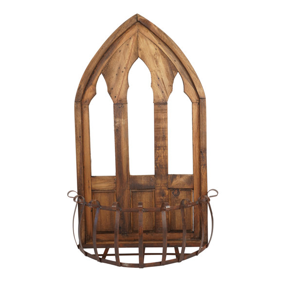 Rosalind Wheeler Trinity Handmade Solid Wood Plants & Flowers Wall ...