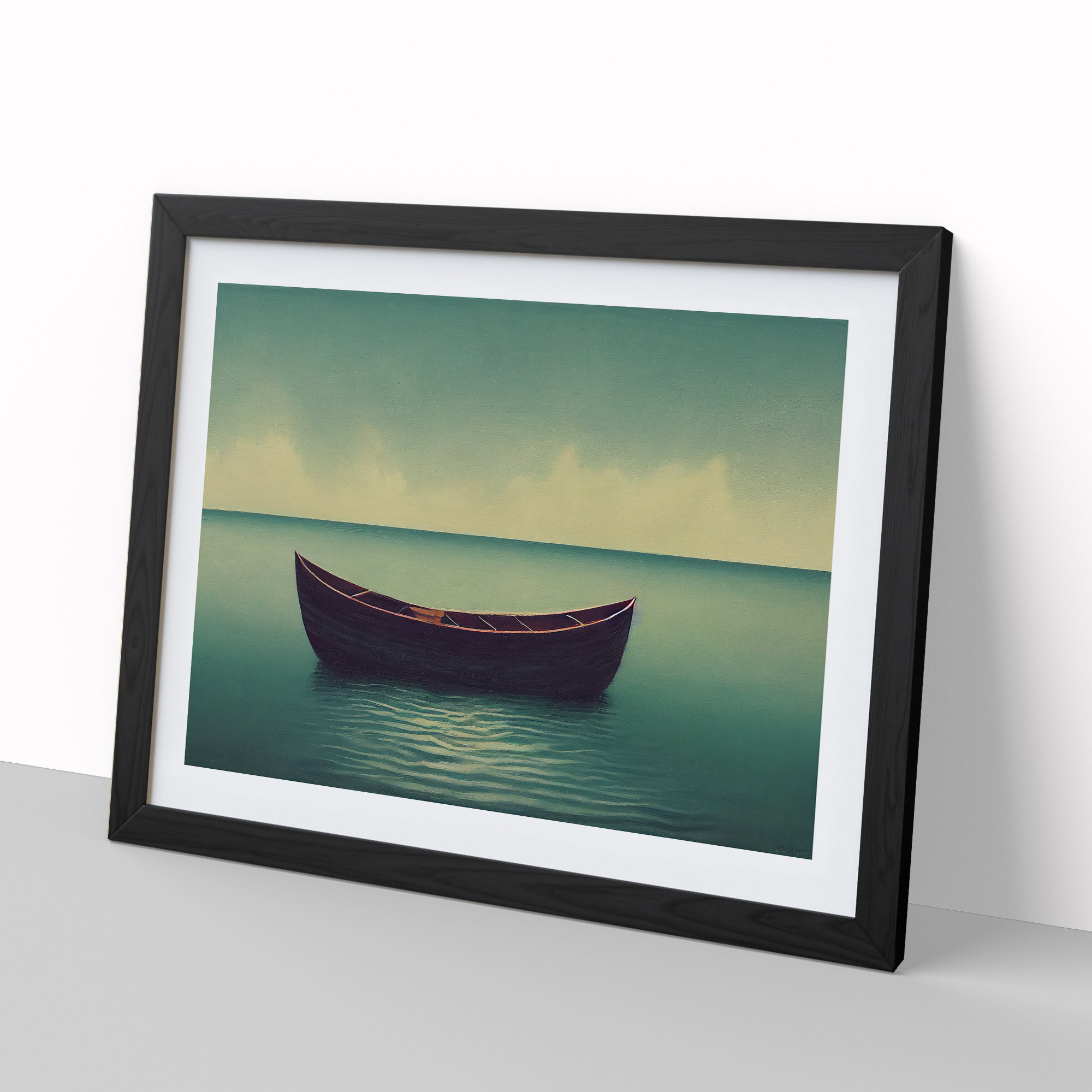 Breakwater Bay Wooden Boat - Picture Frame Painting | Wayfair.ie