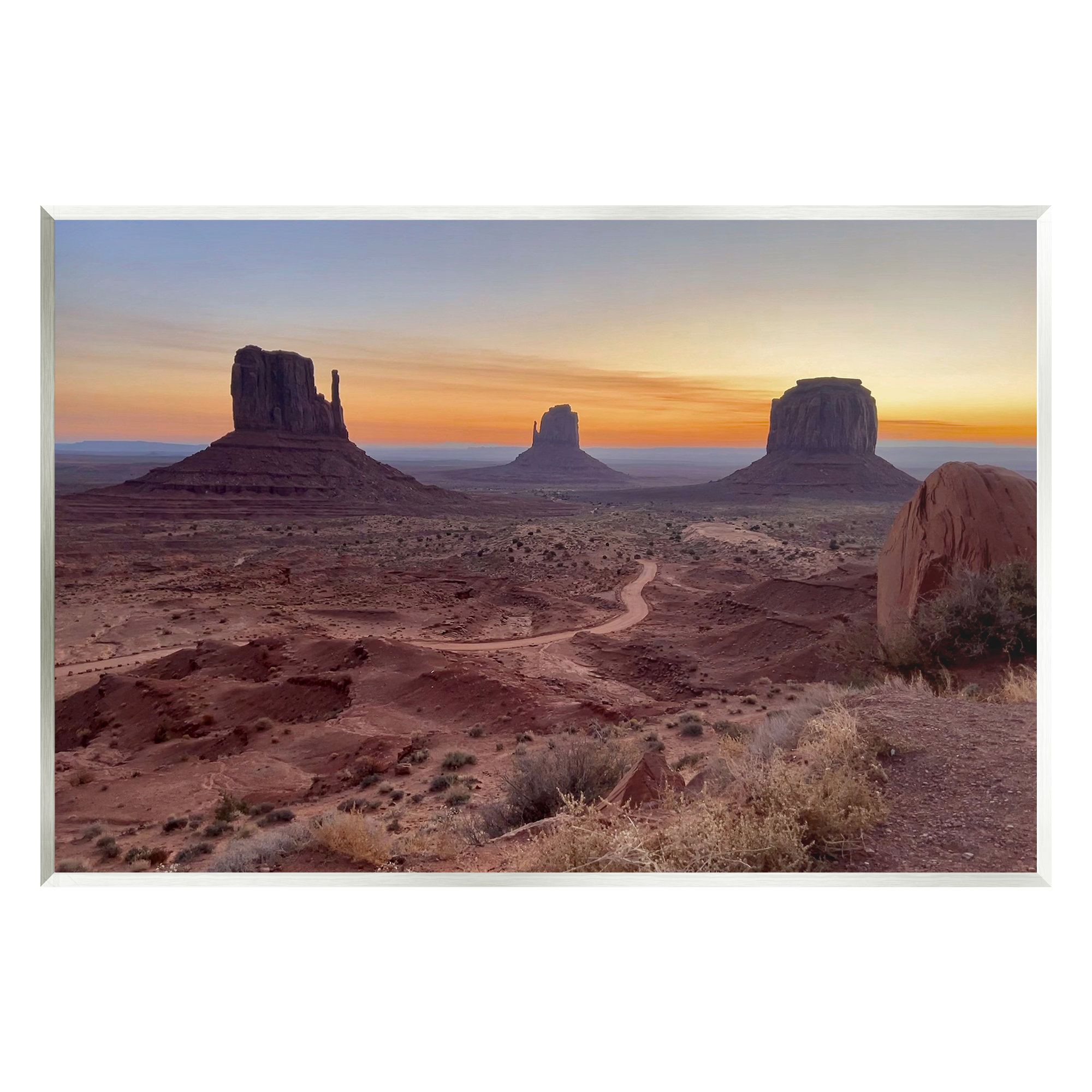 Stupell Industries Bb-321-Wood Canyon Buttes Landscape On MDF by Steve ...