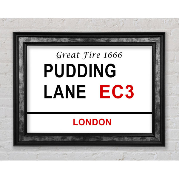 Bright Star Pudding Lane Signs - Single Picture Frame Art Prints ...