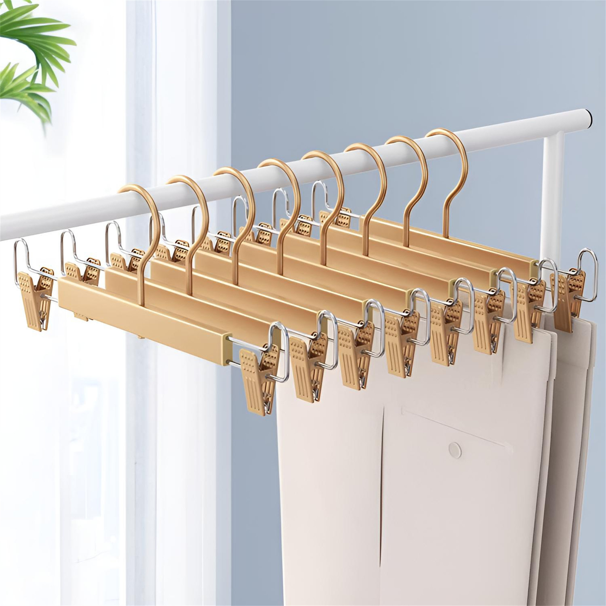 Hokku Designs Multi-Purpose No-Mark Pant Clips For Home Use - All-In ...