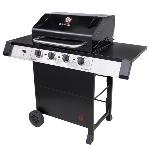 Charbroil Performance Series Infrared 4-Burner Propane Gas Grill, Black ...