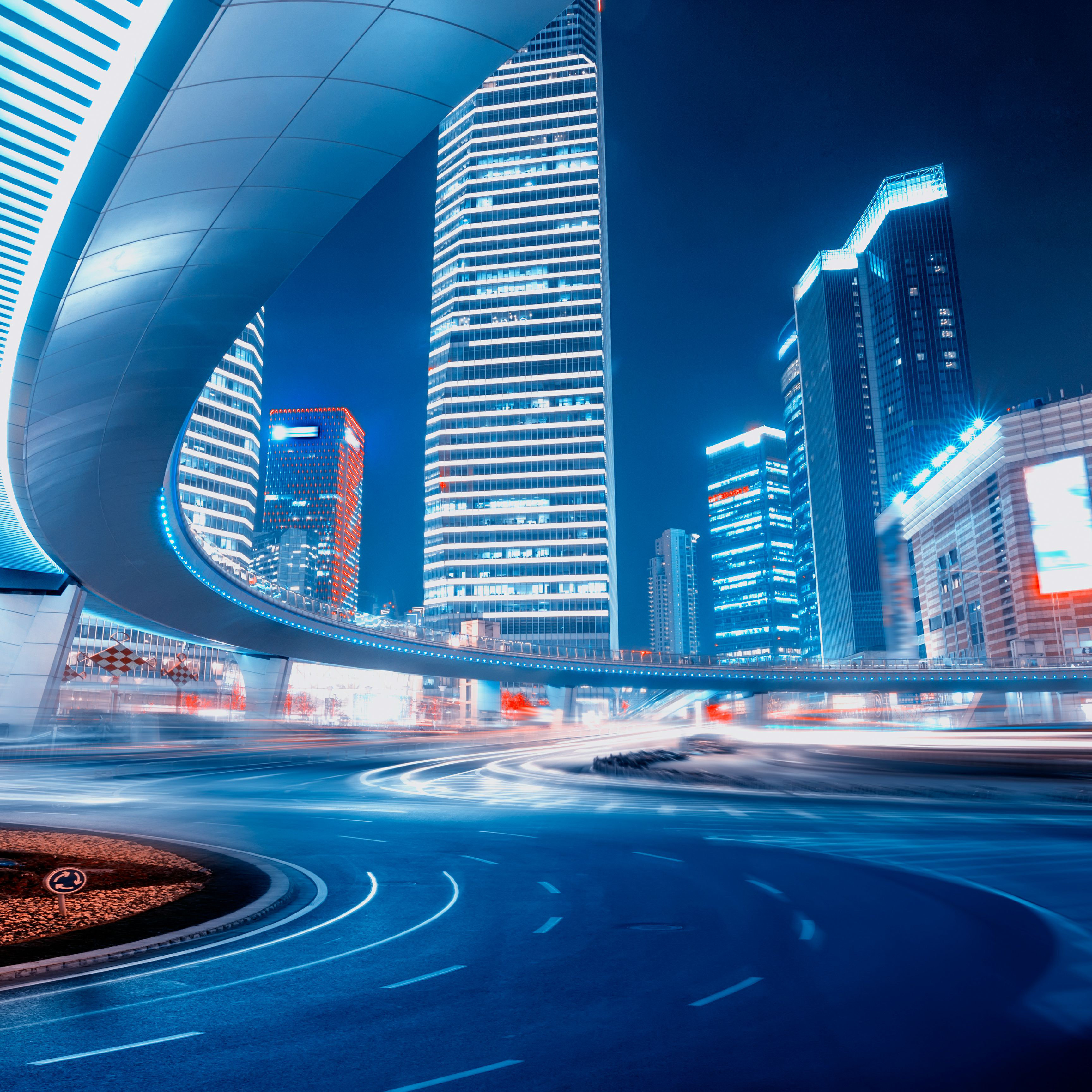 Ebern Designs Cameon Road And Urban Background by - Print - Wayfair Canada