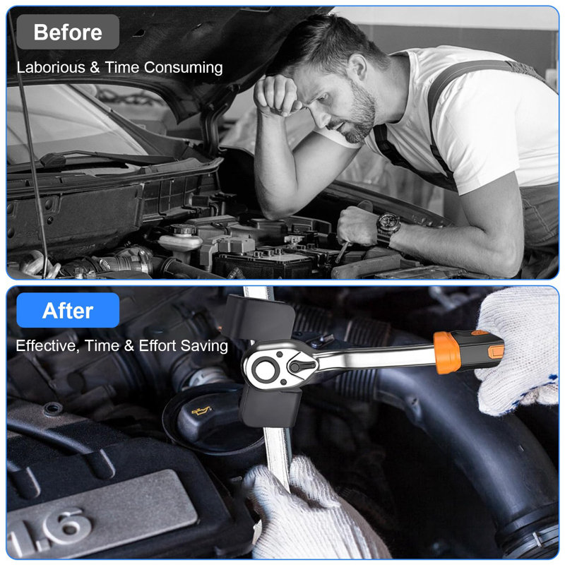 Edge Collections Hex Drive Wrench Extension Tool Guide Kit | Wayfair