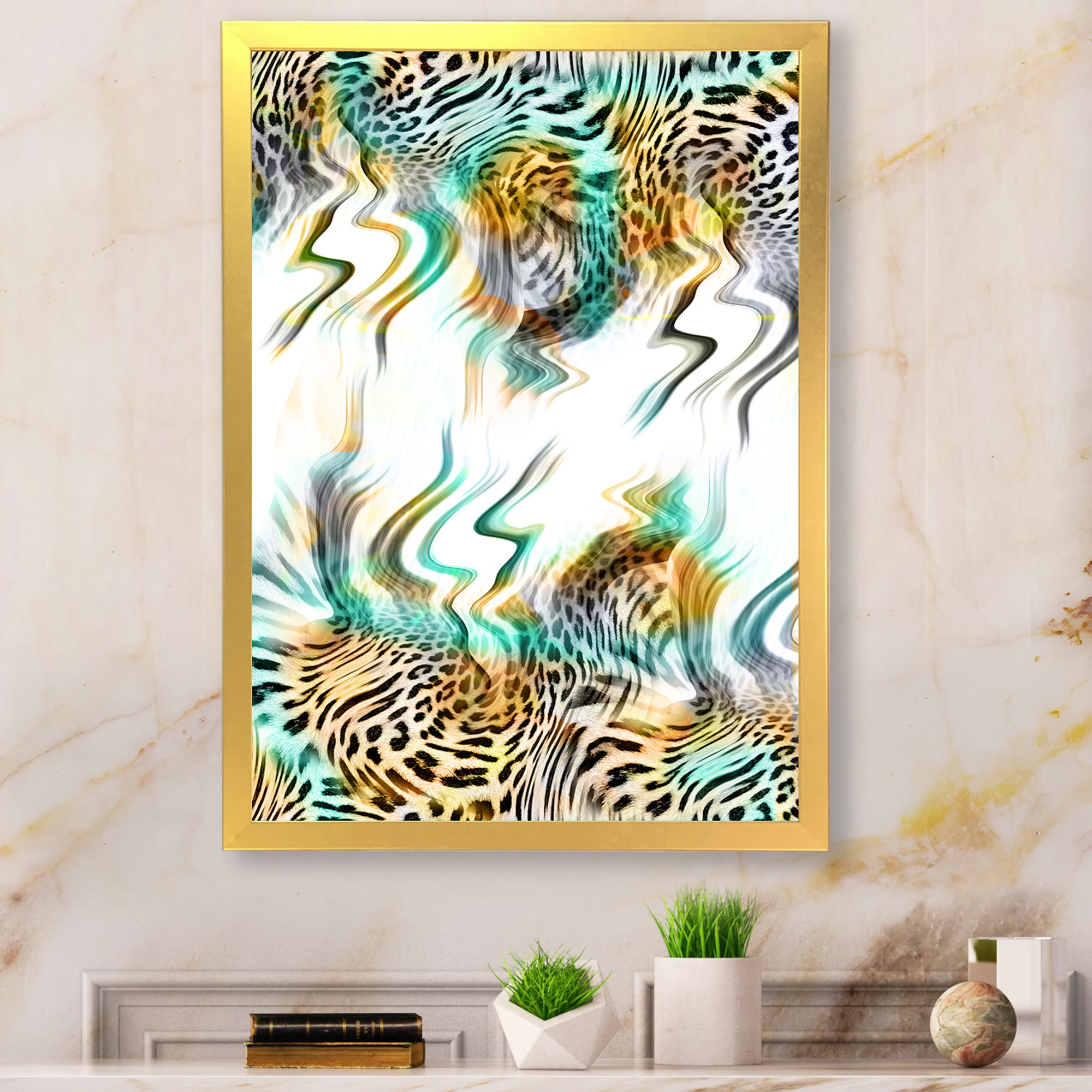 Mercer41 Leopard And Tiger VIII - Modern & Contemporary Canvas Artwork ...