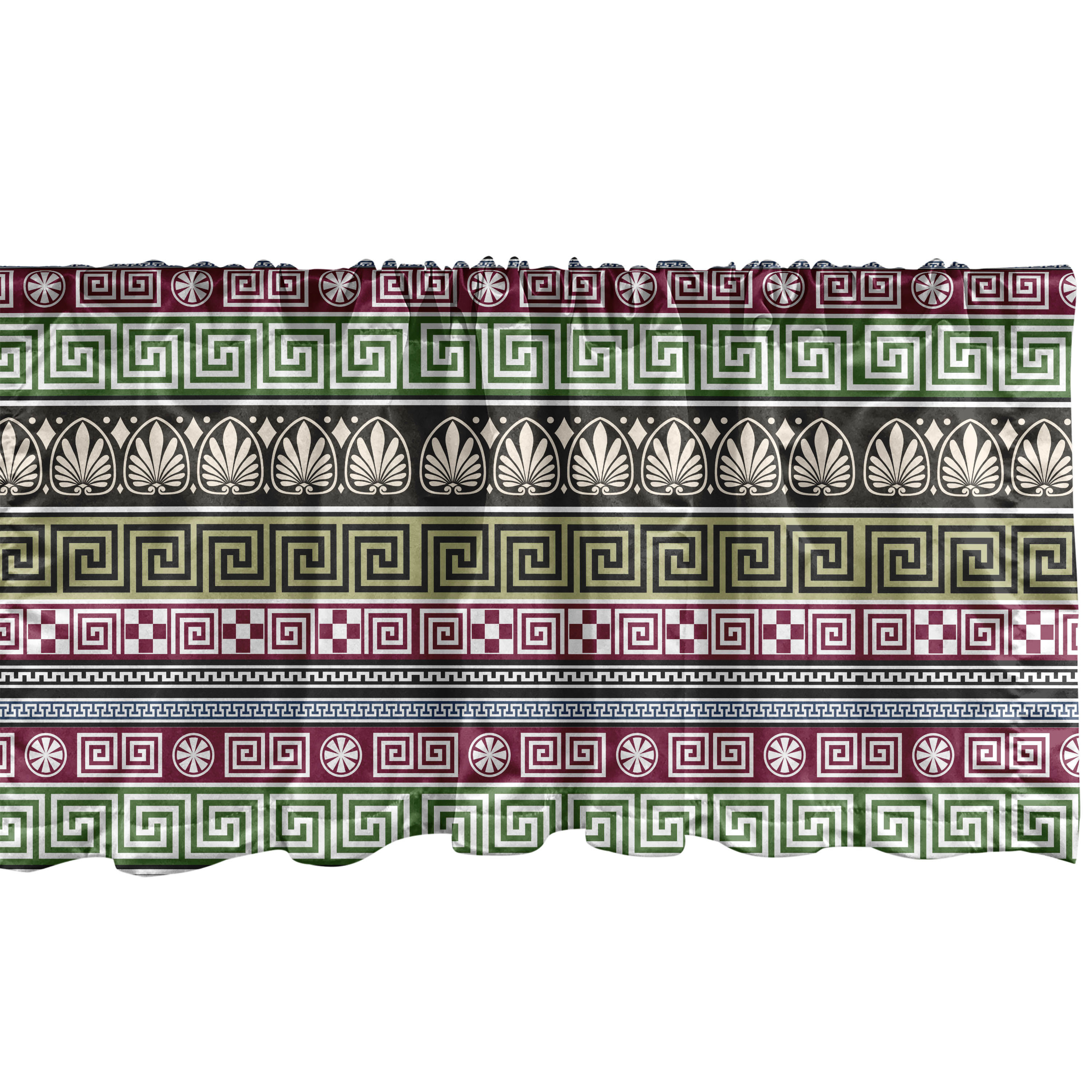 Ambesonne African Valance Pack of 2 Timeless Doodle Art 52481 | Wayfair