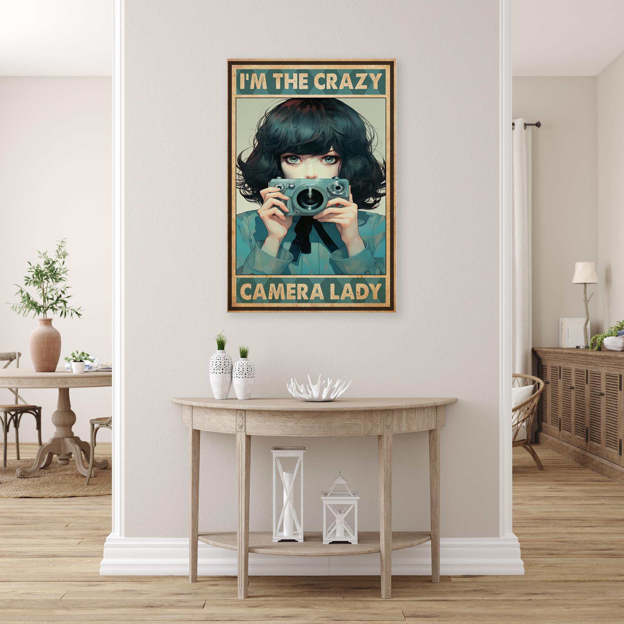 Trinx Im The Crazy Camera Lady 1 - 1 Piece Rectangle Graphic Art Print ...