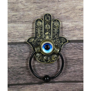 Bungalow Rose Wicca Occult Evil Eye of Providence with Hamsa Chirology ...
