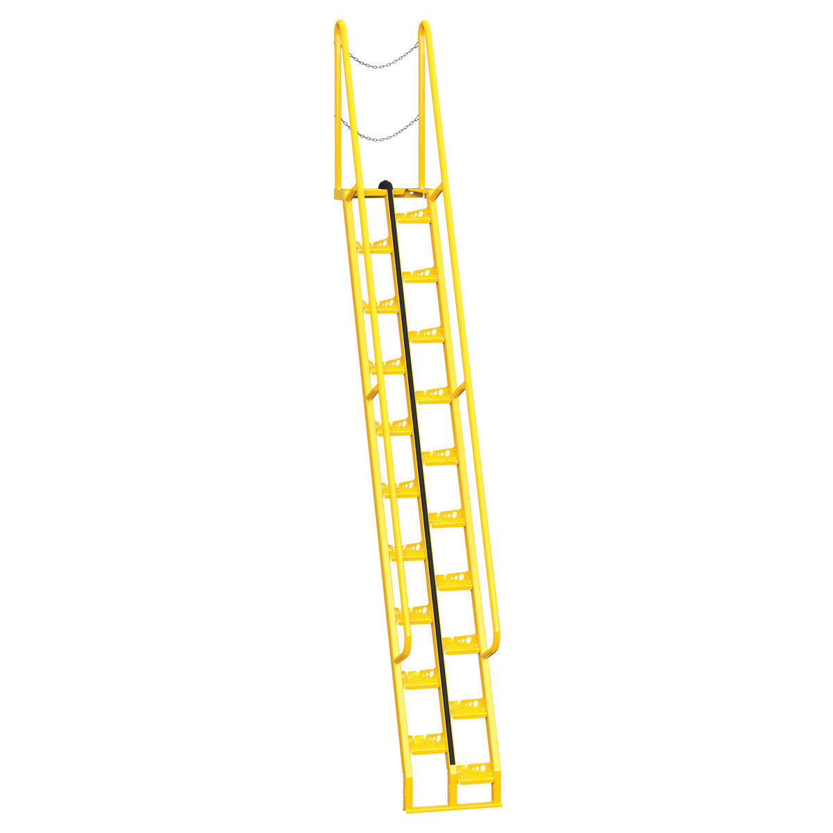 Vestil 15.46' Steel Straight Ladder | Wayfair