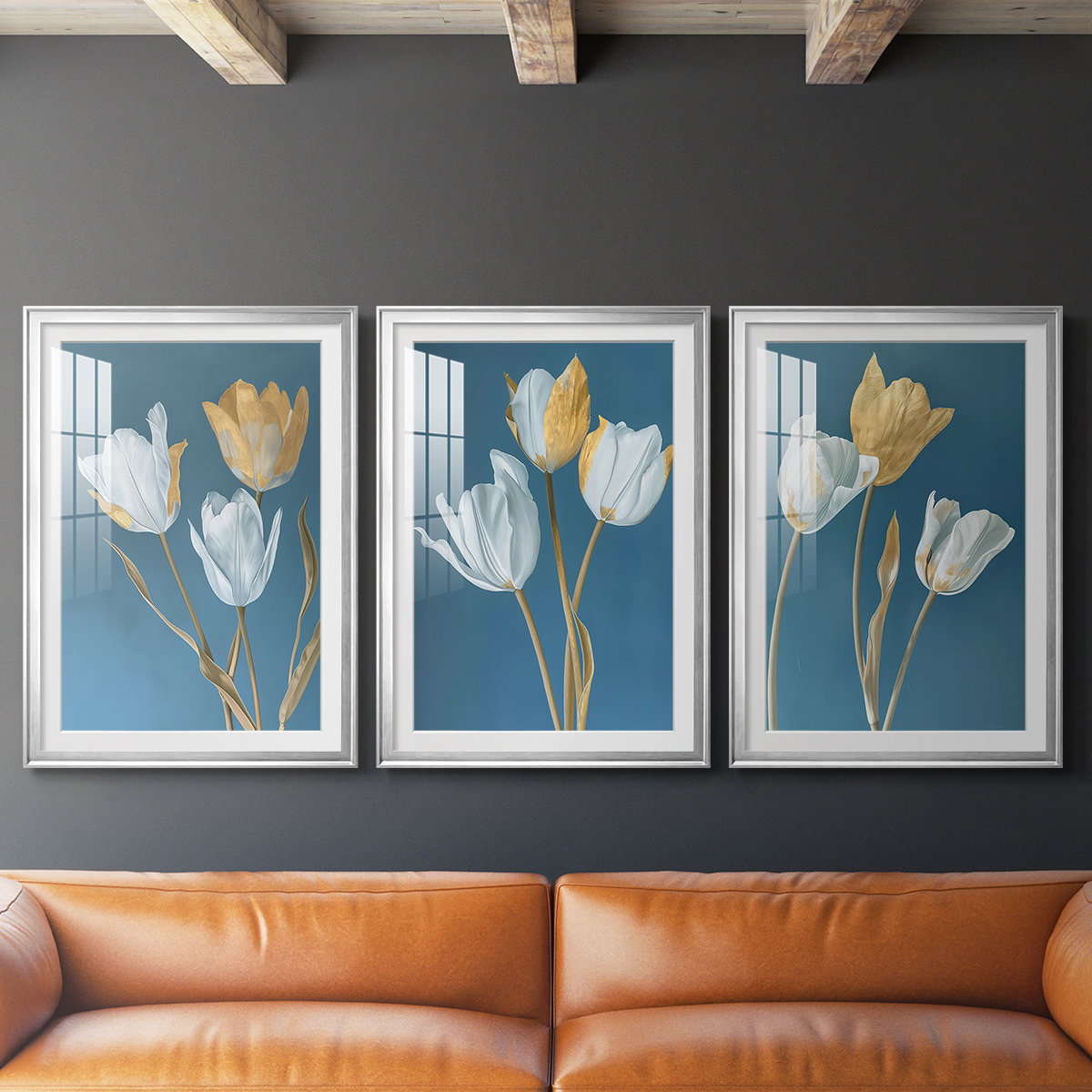 Canora Grey FLORAL Series CXLV -Custom Framed Premium Print W Matt - 3 ...