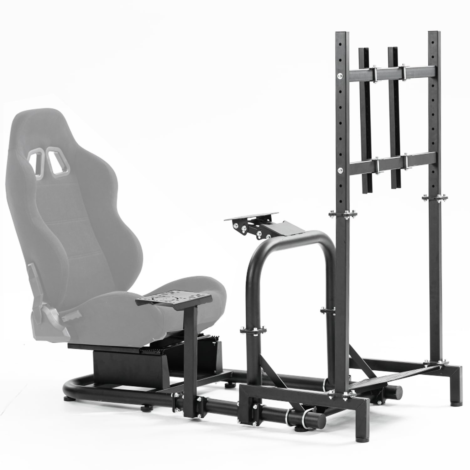 Inbox Zero Ergonomic PC & Racing Game Chair in Black | Wayfair