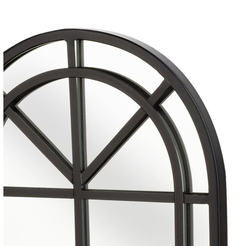 17 Stories Ders Metal Farmhouse Wall Mirror & Reviews | Wayfair