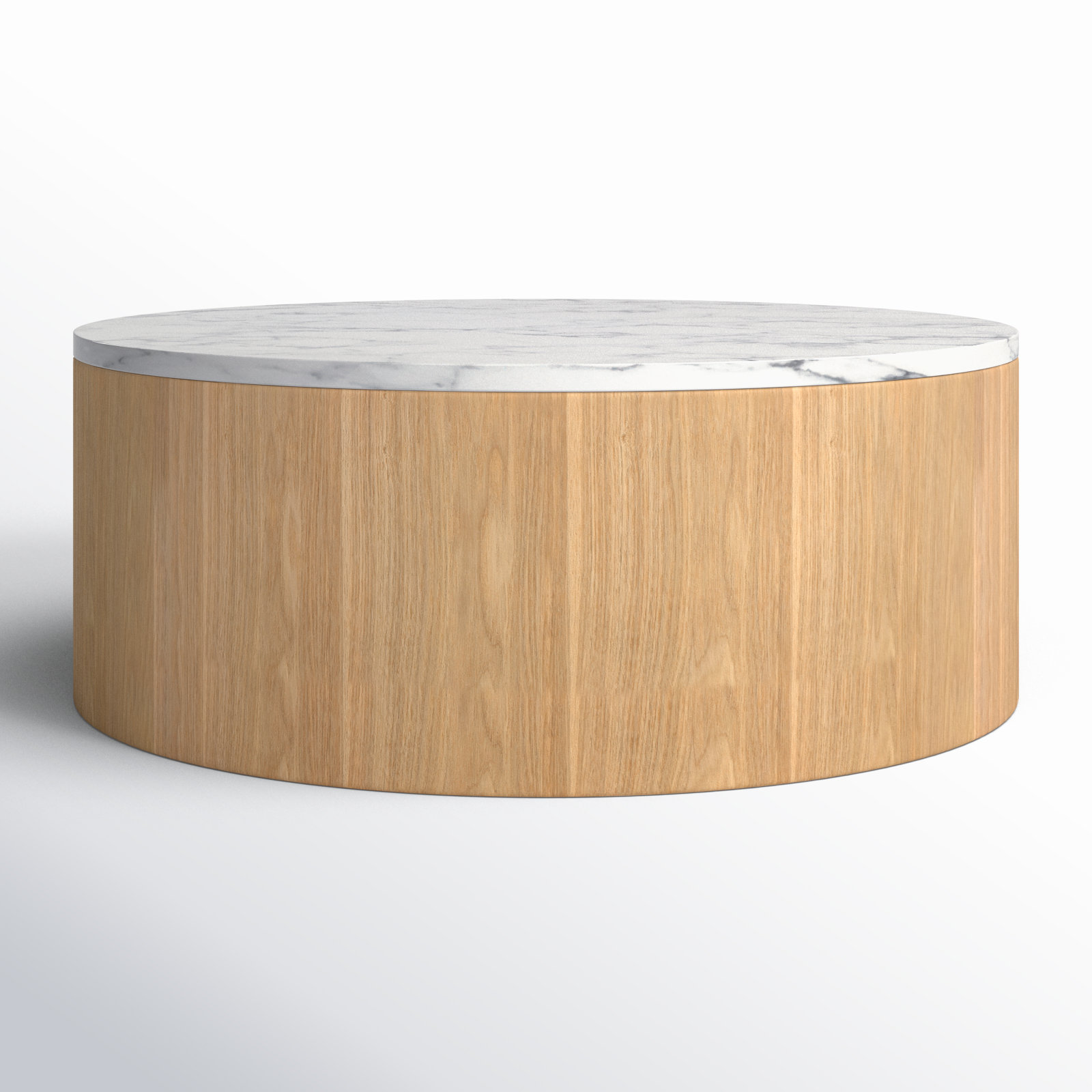 AllModern Caleb Drum Coffee Table | Wayfair