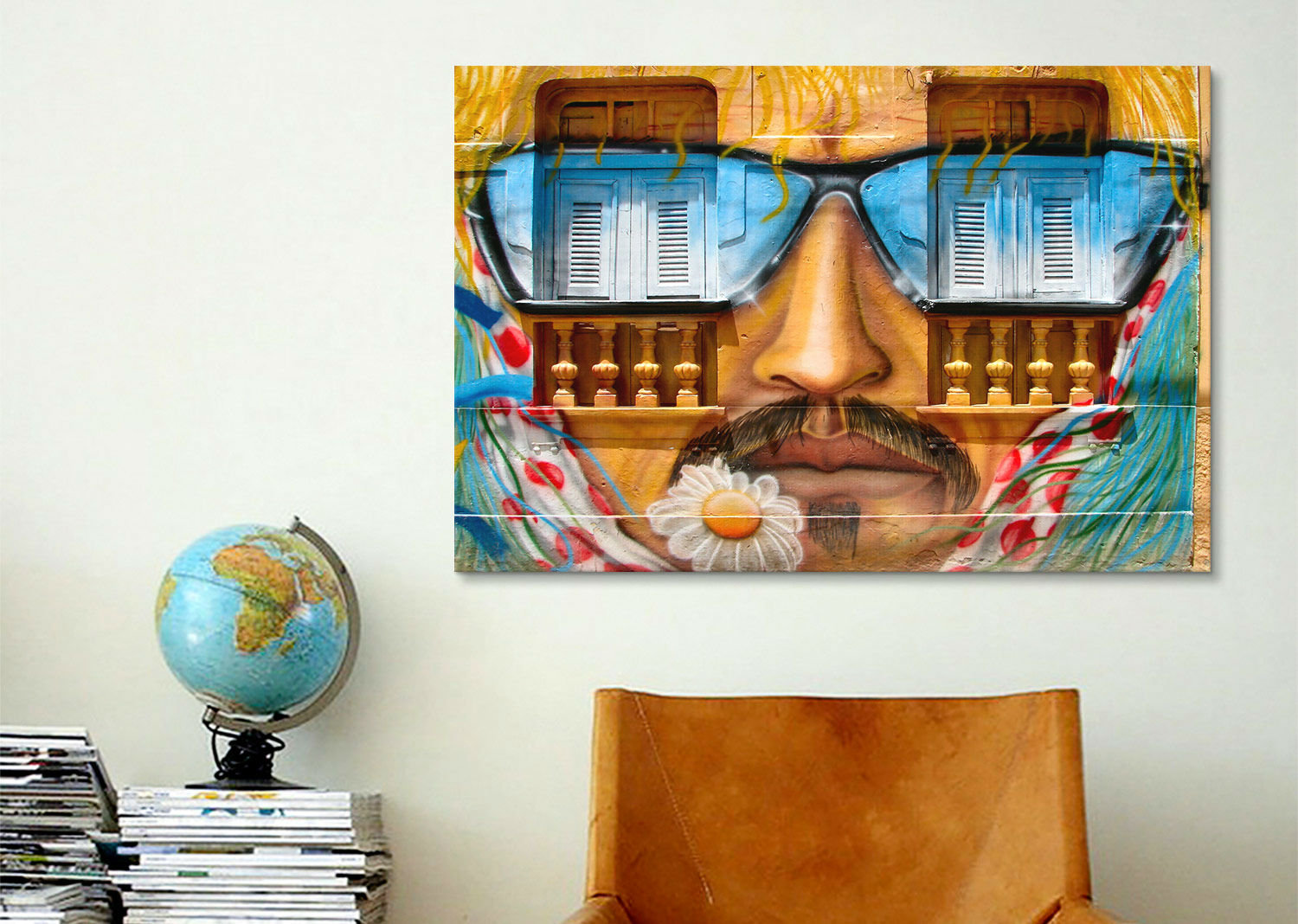 Ebern Designs Shaded Graphic Art on Wrapped Canvas | Wayfair