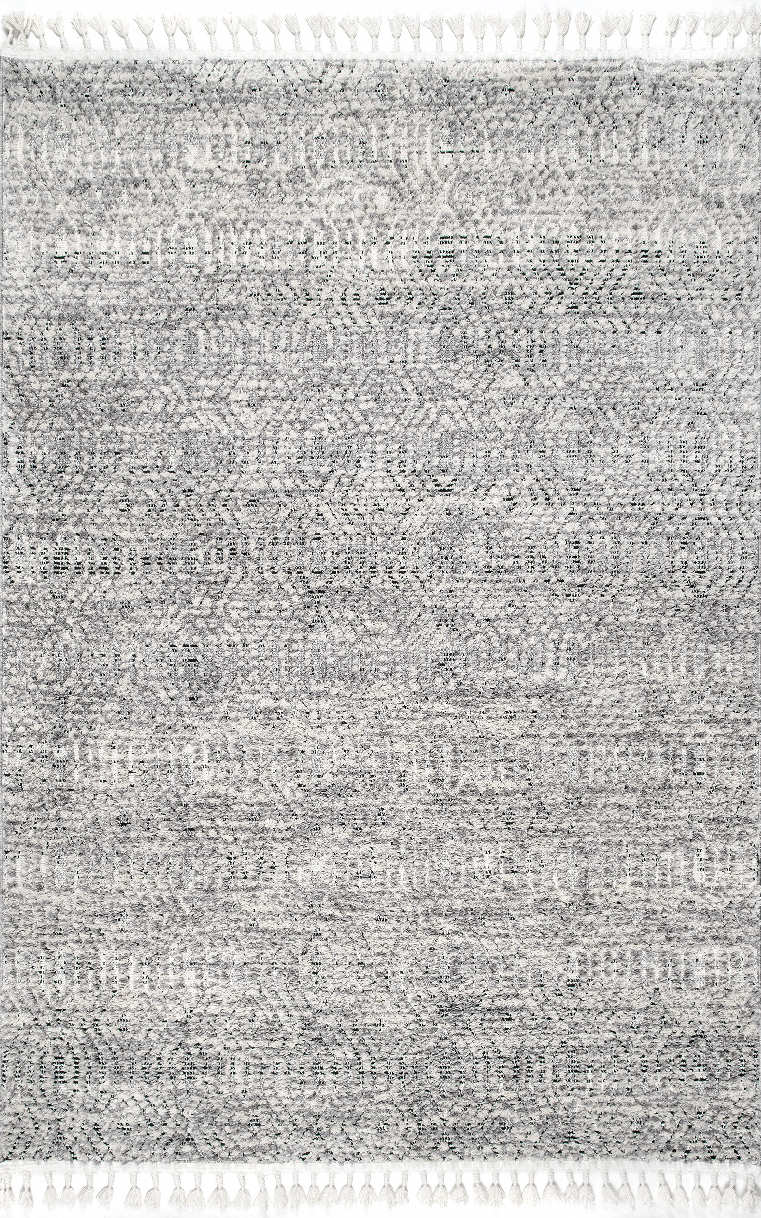 Union Rustic Miah Abstract Grey/White Area Rug - Wayfair Canada