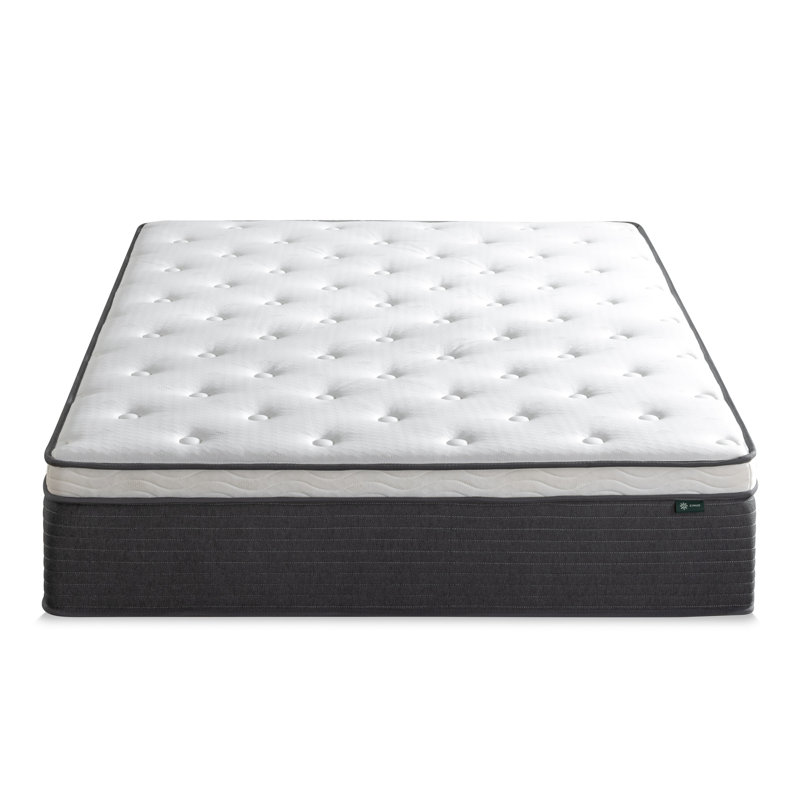Zinus 12” Medium Hybrid Mattress & Reviews | Wayfair