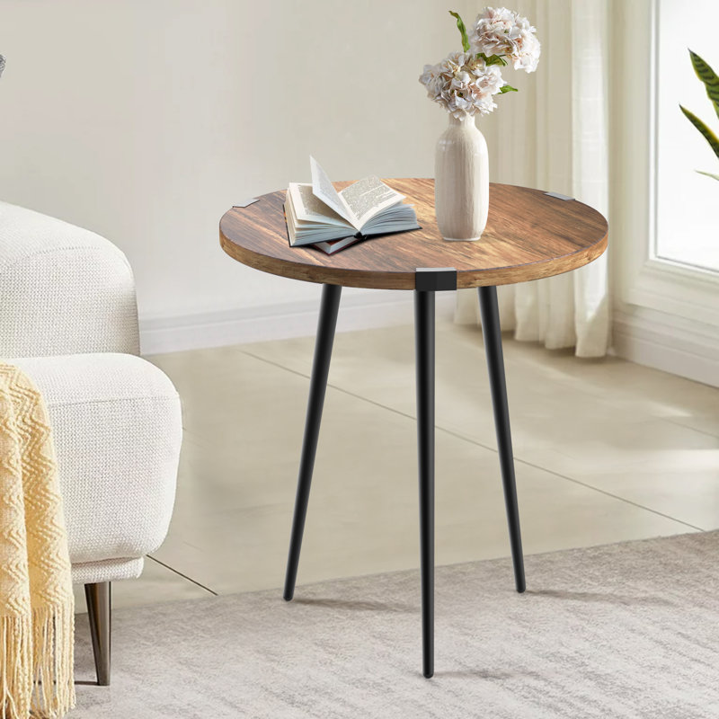 Corrigan Studio® Chantay Round End Table with 3 Legs & Reviews | Wayfair