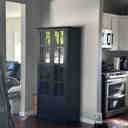 Winston Porter Display Cabinet With Tempered Glass Door And 2 Drawers ...