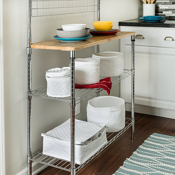 Wayfair Basics® 5 Piece Dinnerware Storage Set & Reviews | Wayfair