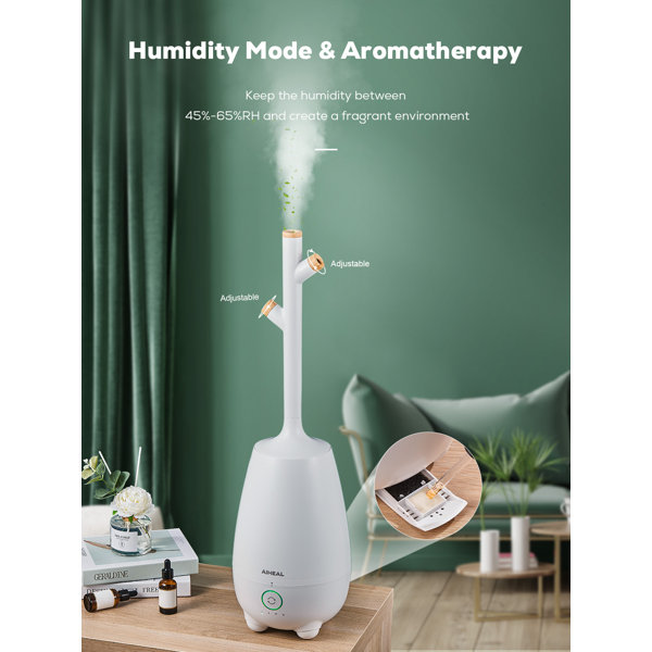 Aiheal 1.3 Gallons Cool Mist Ultrasonic Tower Humidifier for 300 Cubic ...