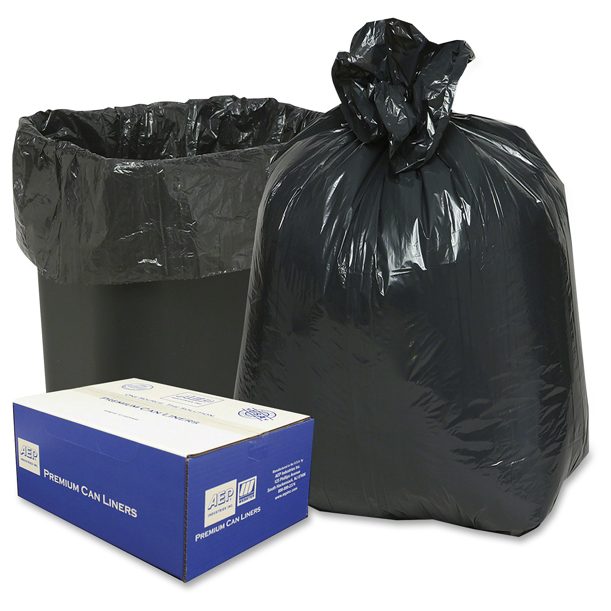 Webster Industries Opaque Low Density 16-Gal Trash Bags, | Wayfair