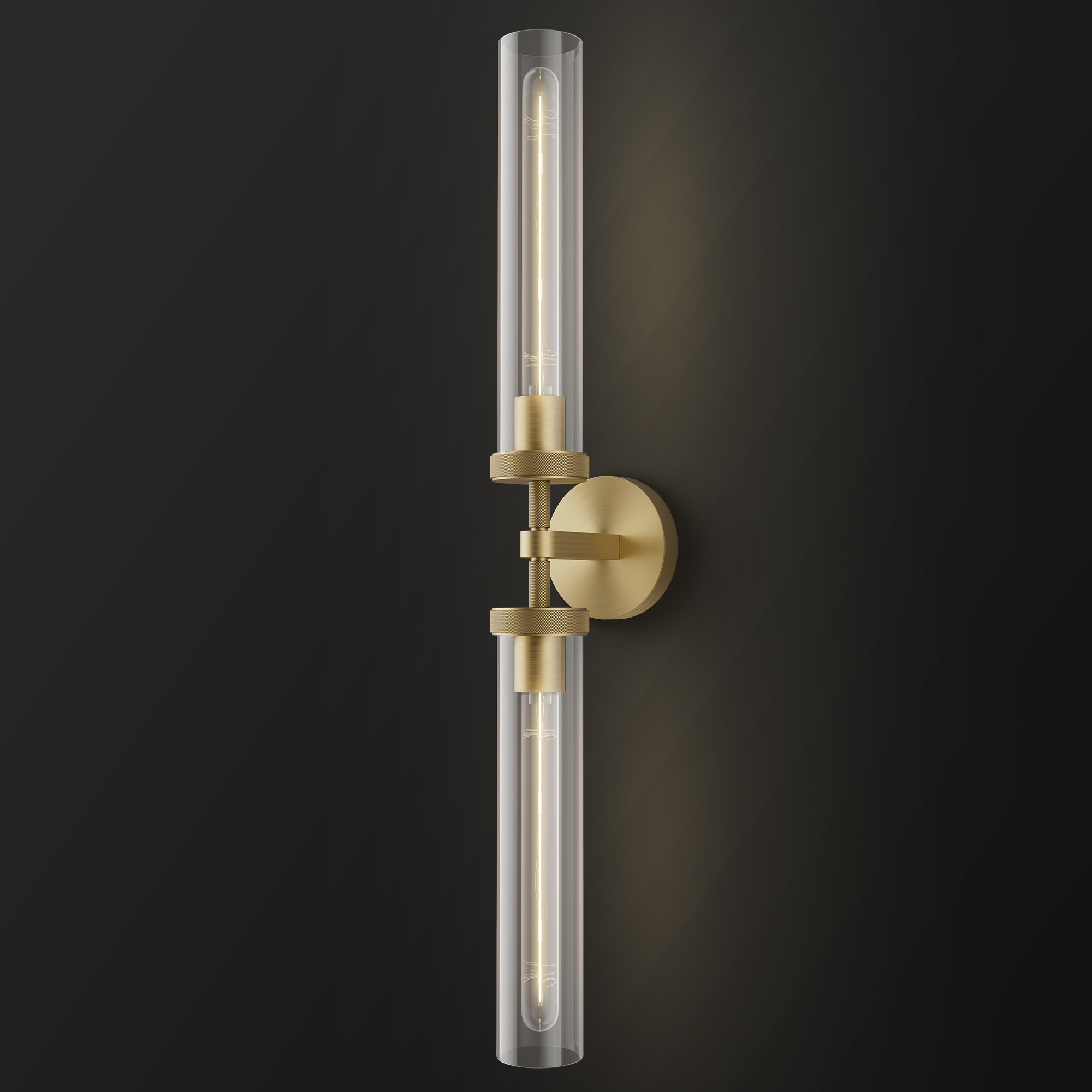 Longshore Tides Twining Dimmable Armed Flush Mounted Wall Sconces Wall ...