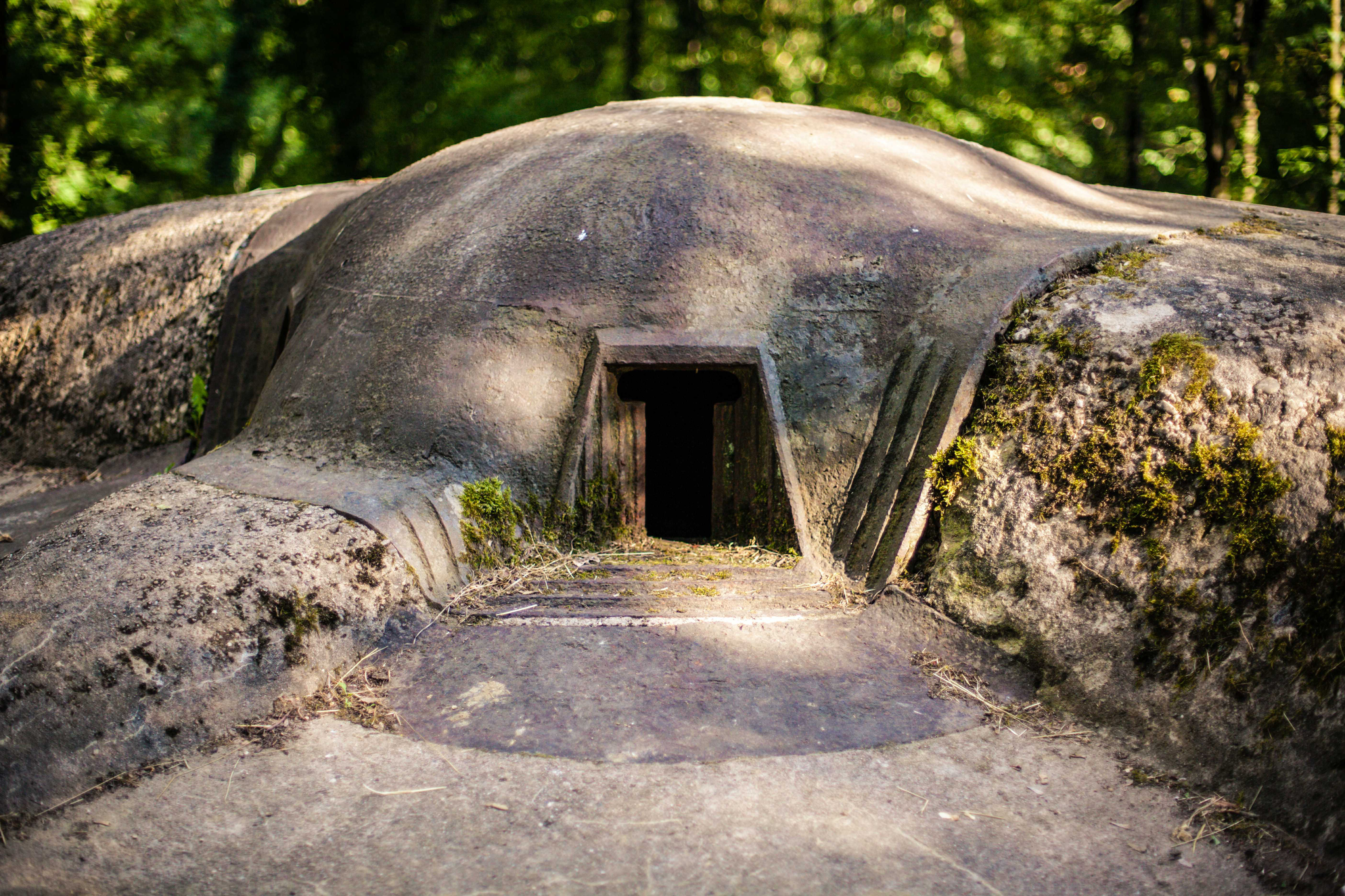 Ebern Designs Bunker From Verdun - Wrapped Canvas Photograph | Wayfair