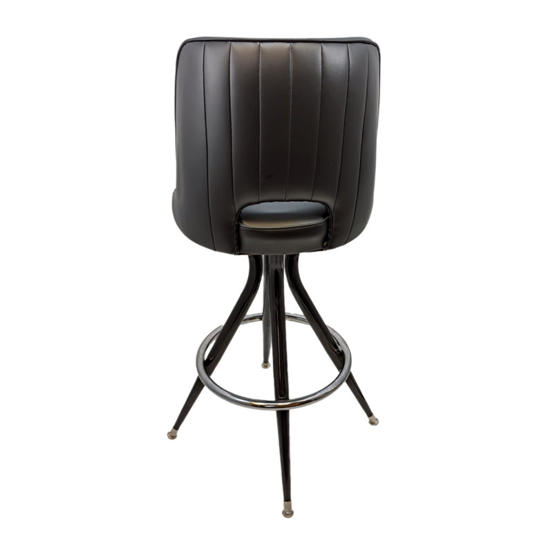 Richardson Seating Vertical Channel Upholstered Bucket Bar Stool | Wayfair