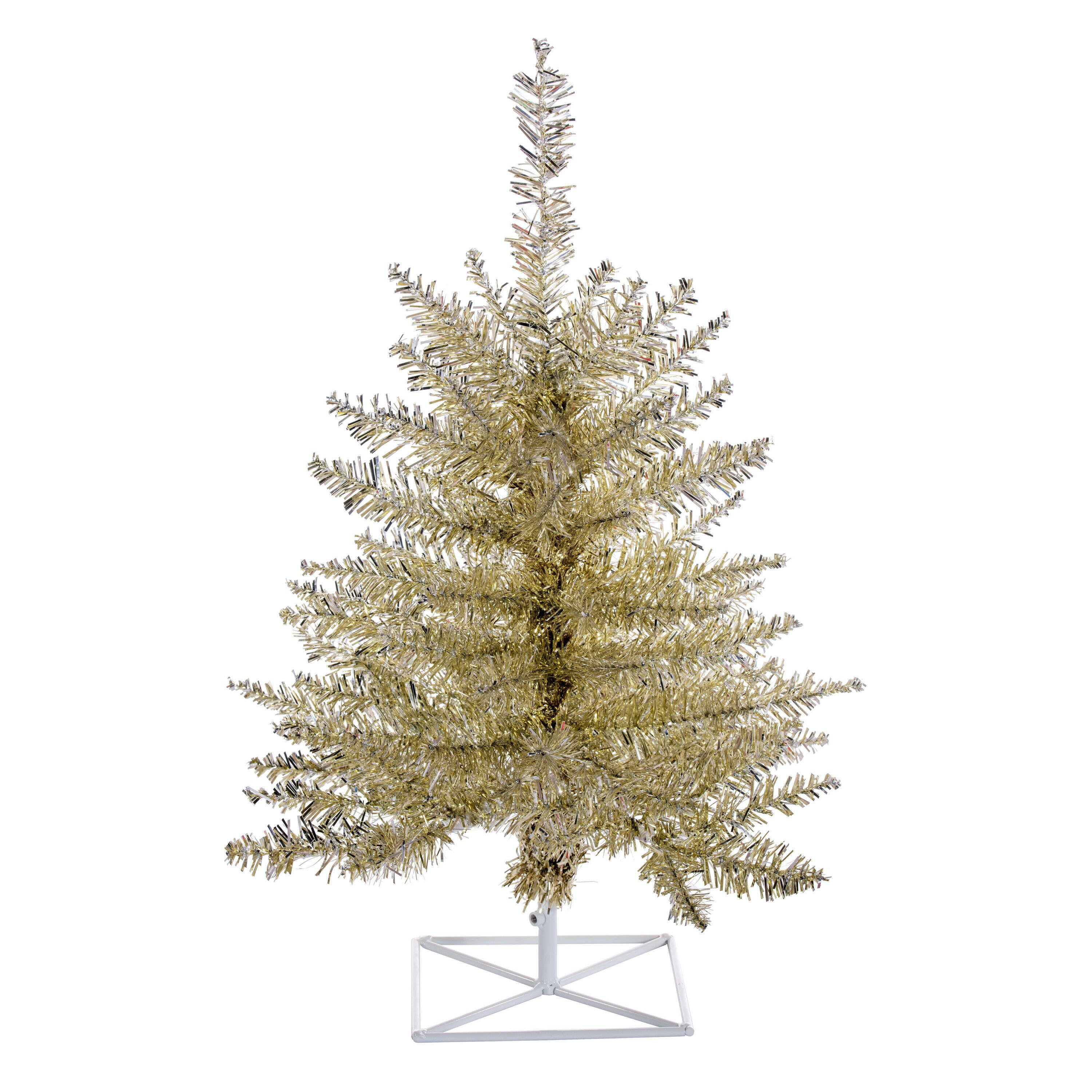 The Holiday Aisle® Champagne Fir Artificial Christmas Tree & Reviews ...