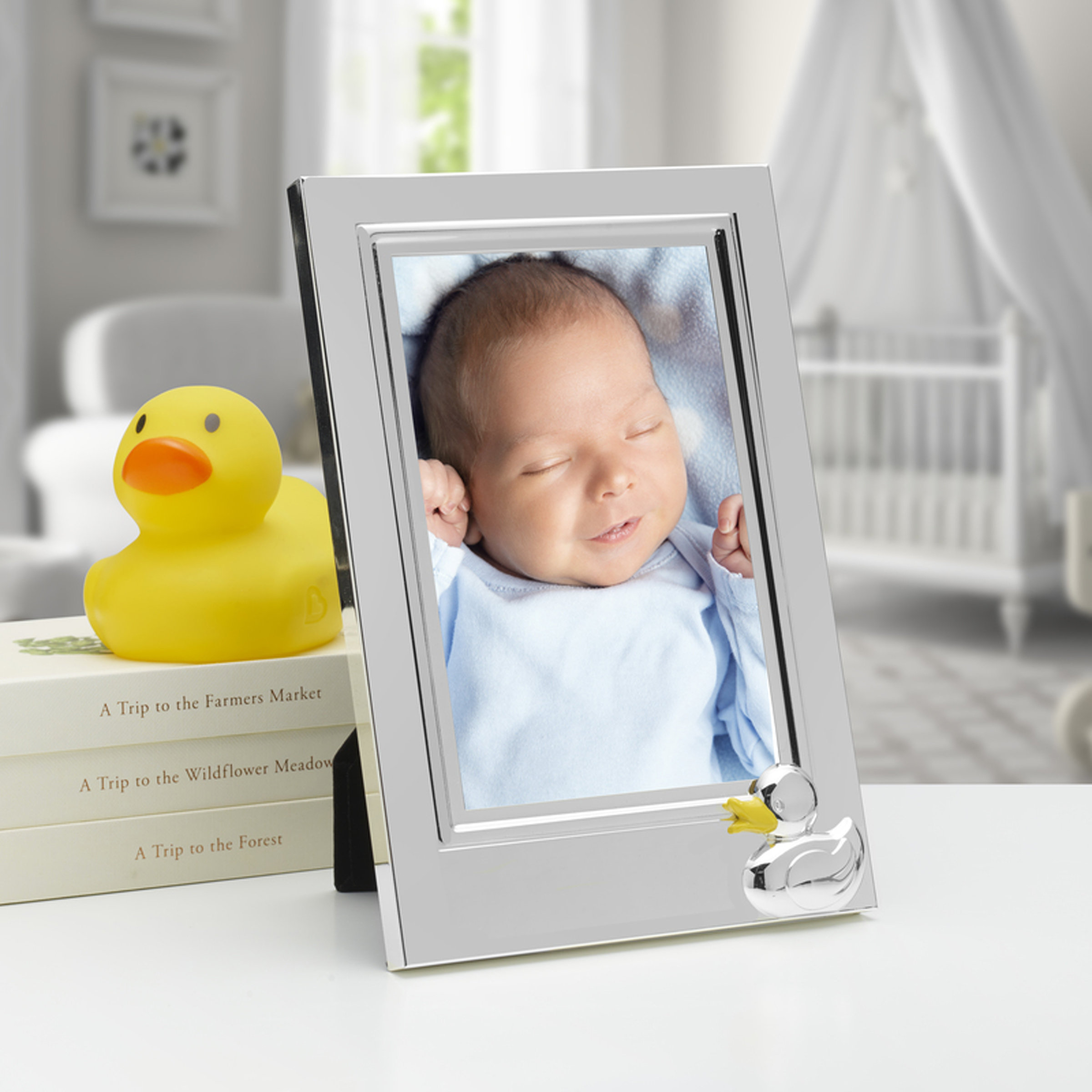 Wallace Silver-Plated Baby Duck Photo Frame, 4-In X 6-In Photo | Wayfair