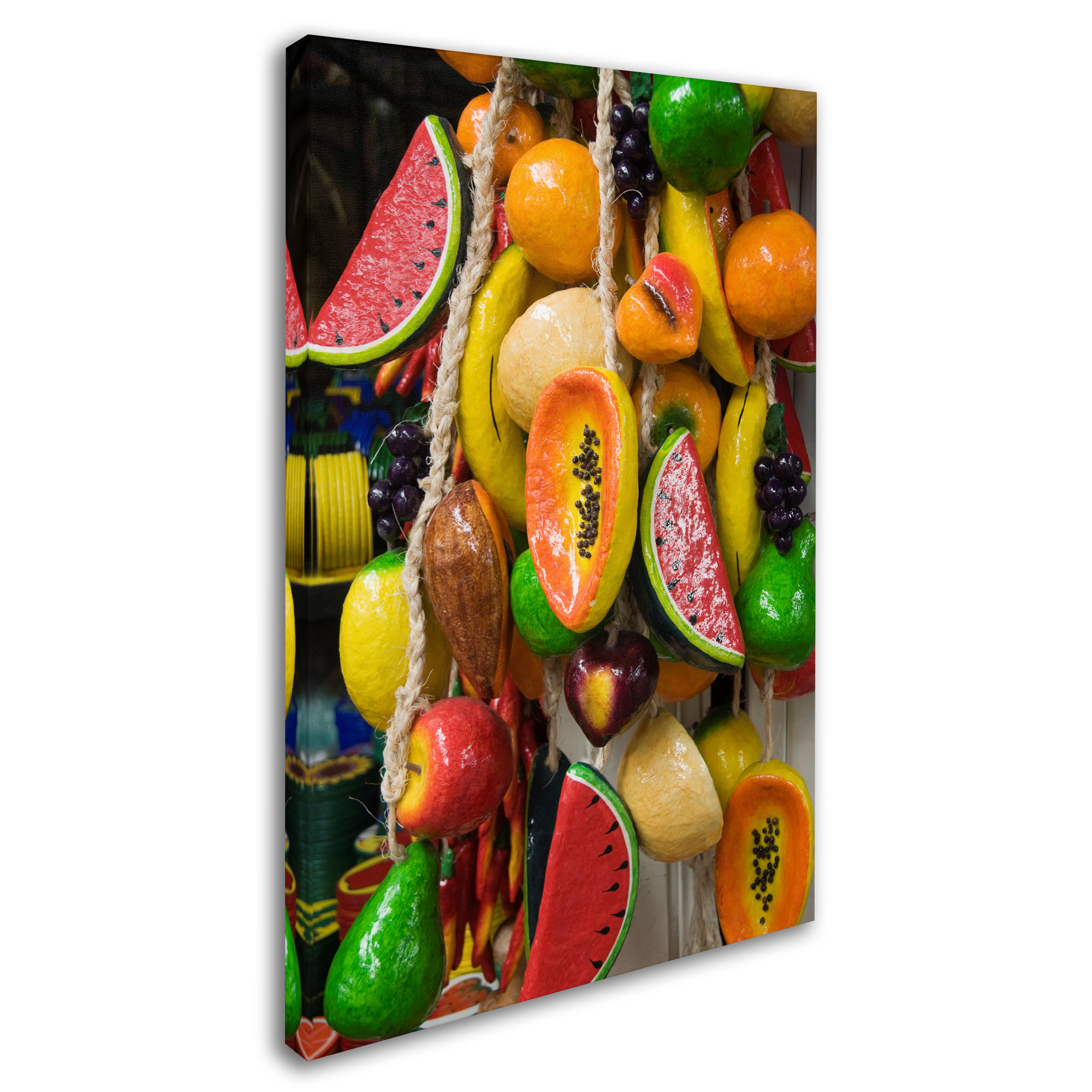 Latitude Run® Ann 'Hanging Fruit' Photographic Print on Wrapped Canvas ...