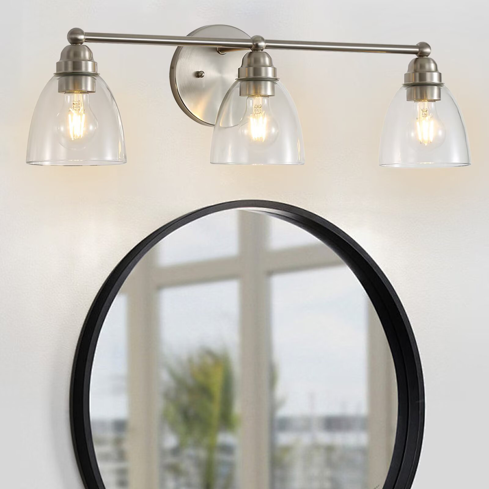 SolarEra Bathroom Light Fixtures 3 Light Vanity Light For Cabinet ...