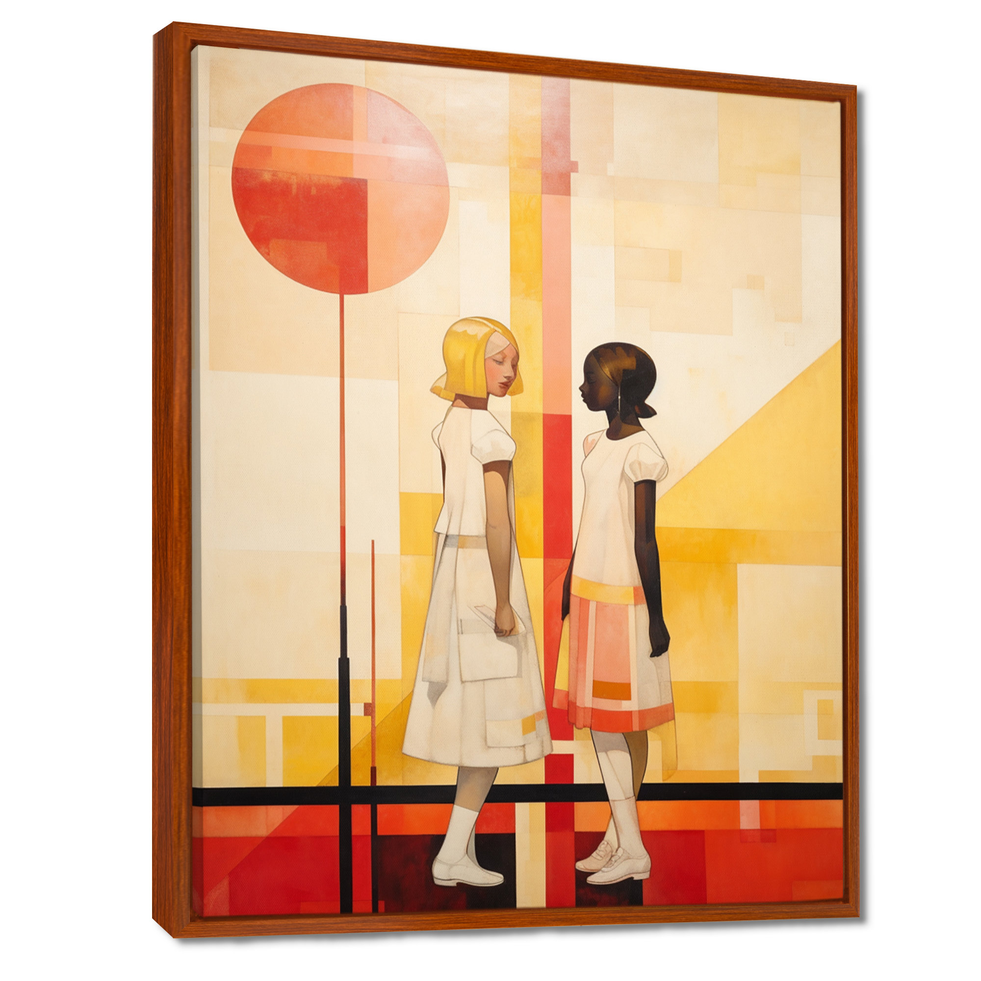 Winston Porter Childhood Memories Unity Retro - Modern Woman Wall Art ...