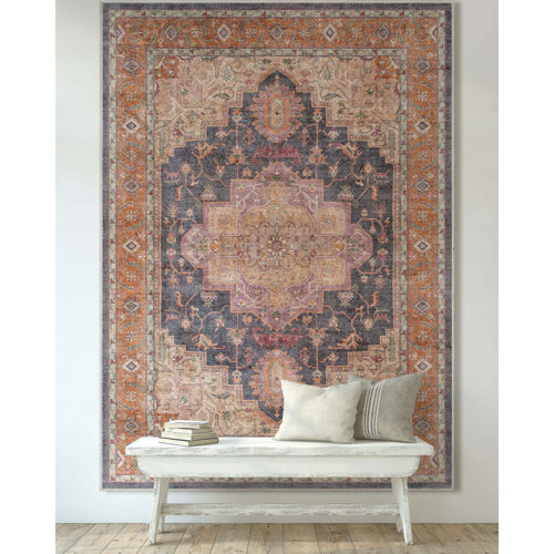 Well Woven Apollo Paris Vintage Oriental Persian Multi-Color Flat-Weave ...