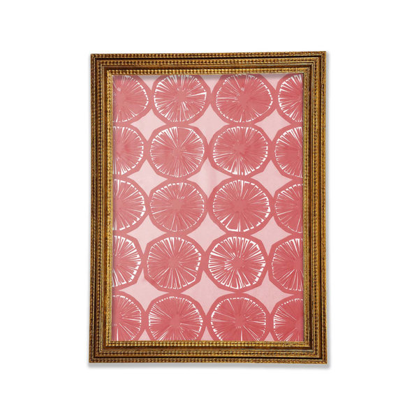Bright Star Segment Intervention Pink - Single Picture Frame Art Prints ...