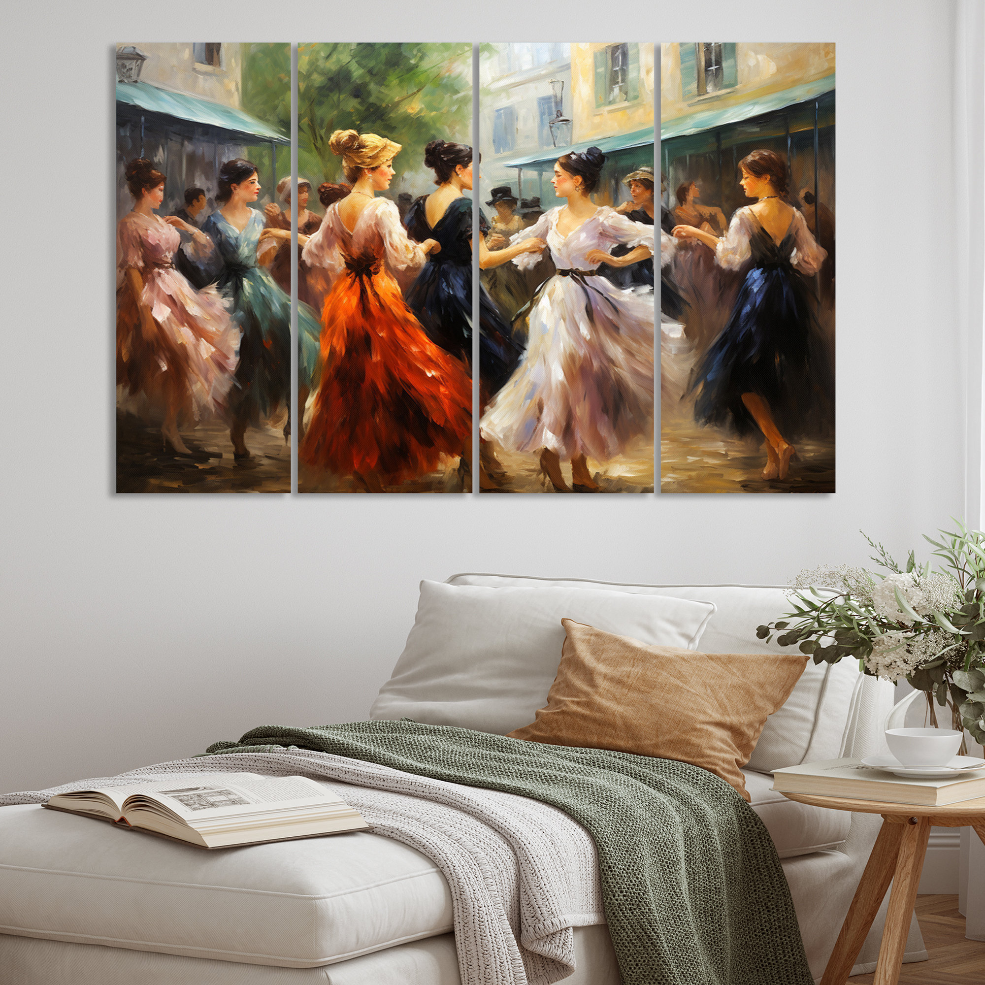 Winston Porter Dance In Paris I On Canvas 4 Pieces Print | Wayfair