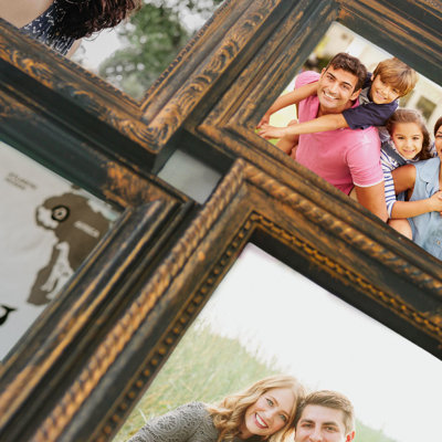 Winston Porter Height 18 Opening Wall Gallery Family Picture Frame Set ...