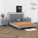 Ivy Bronx Jahmarion Queen Size Upholstered Bed Frame with LED Lights ...