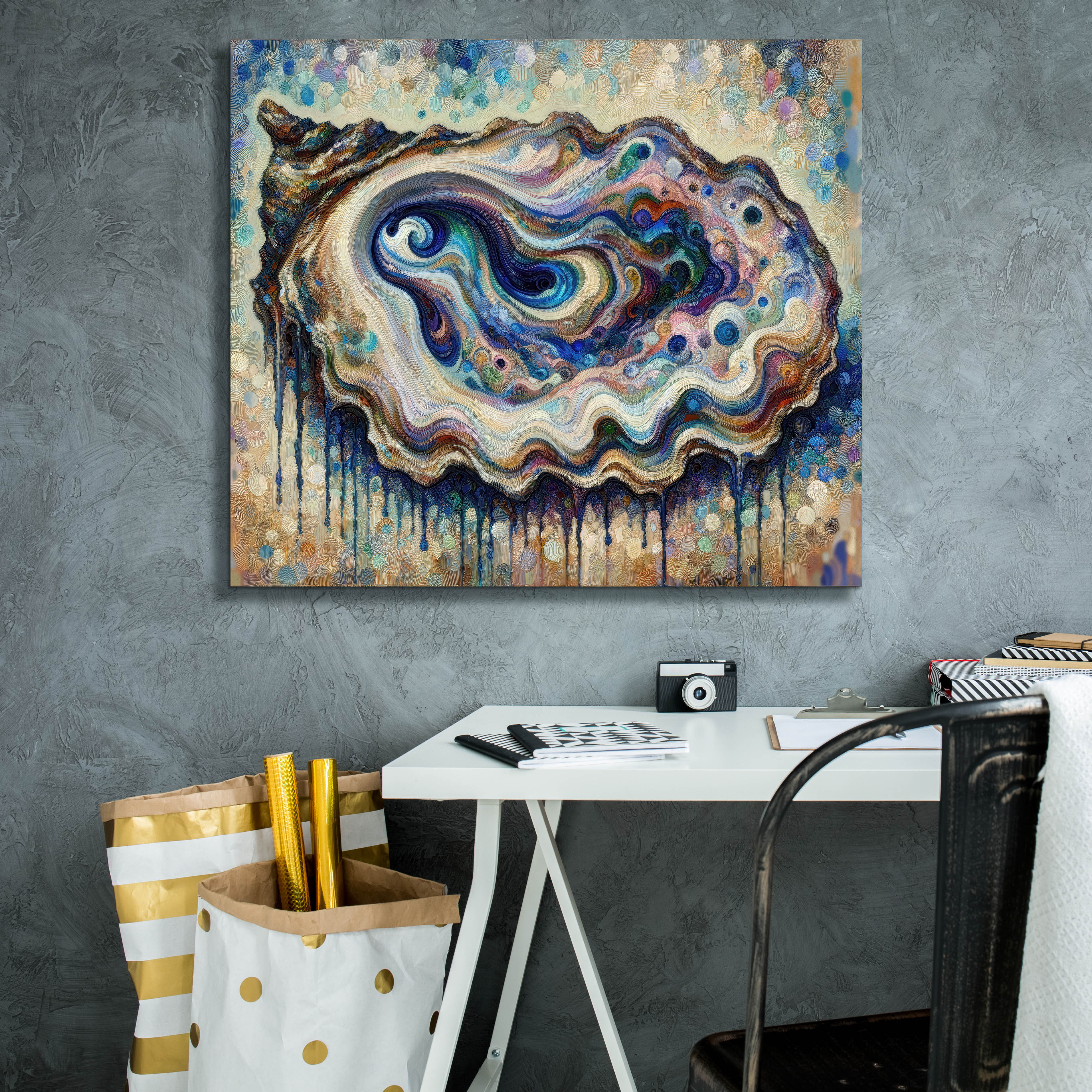 Beachcrest Home 'Trippy Oyster' by Rich Monet Canvas Wall Art - Wayfair ...
