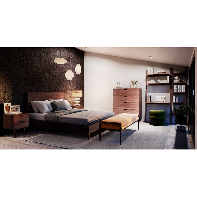 Corrigan Studio® Loftus Solid Wood Low Profile Platform Bed & Reviews ...