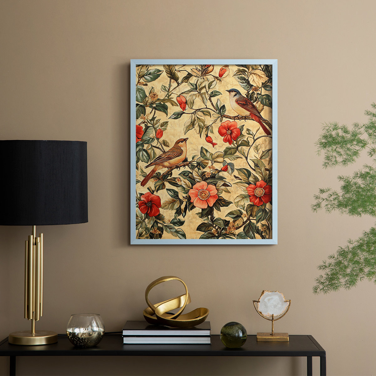 Winston Porter WM MORRIS Series CXIX -Premium Framed Print -Ready to ...