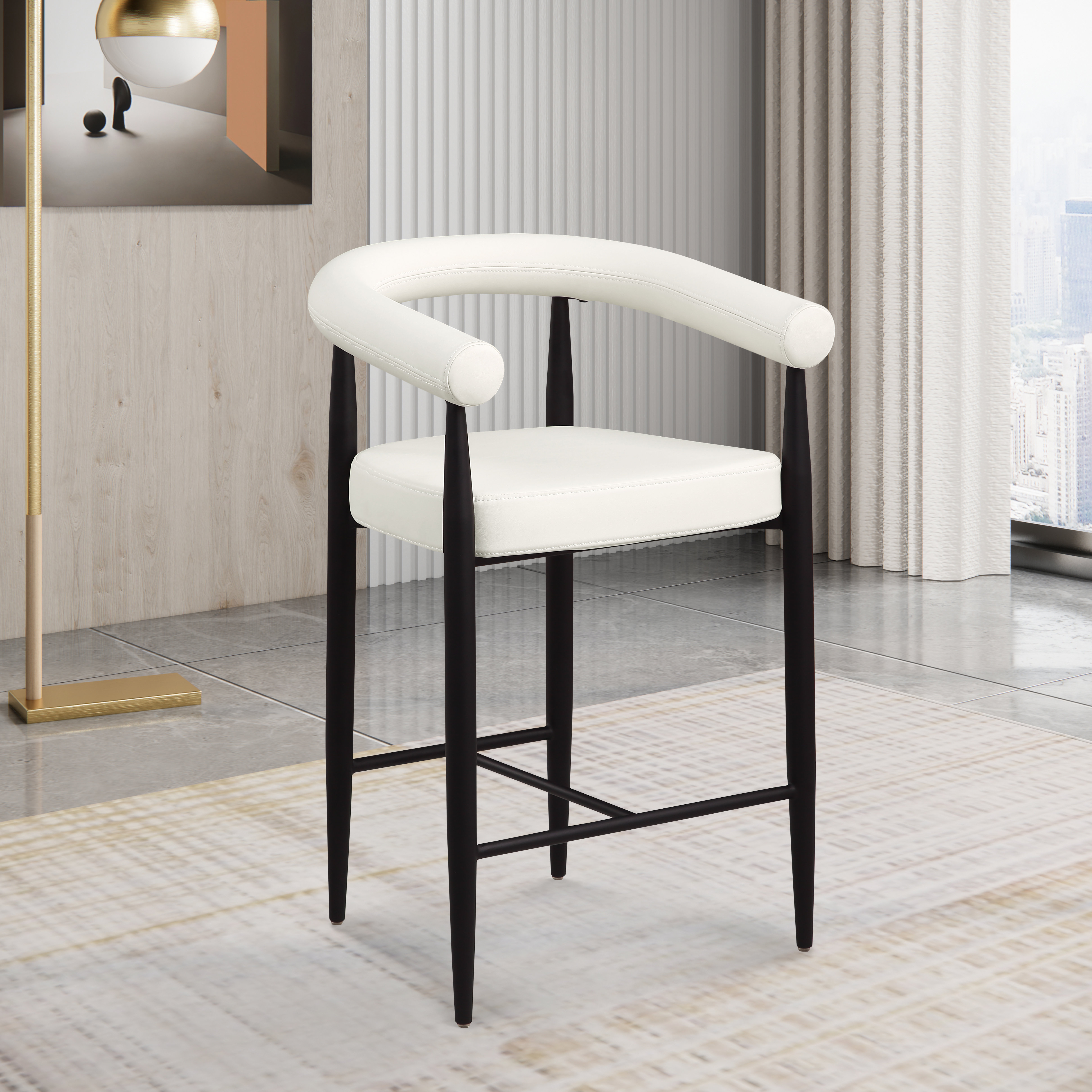 Corrigan Studio® Woker Dining Chairs Set of 2, Kitchen Dining Room ...