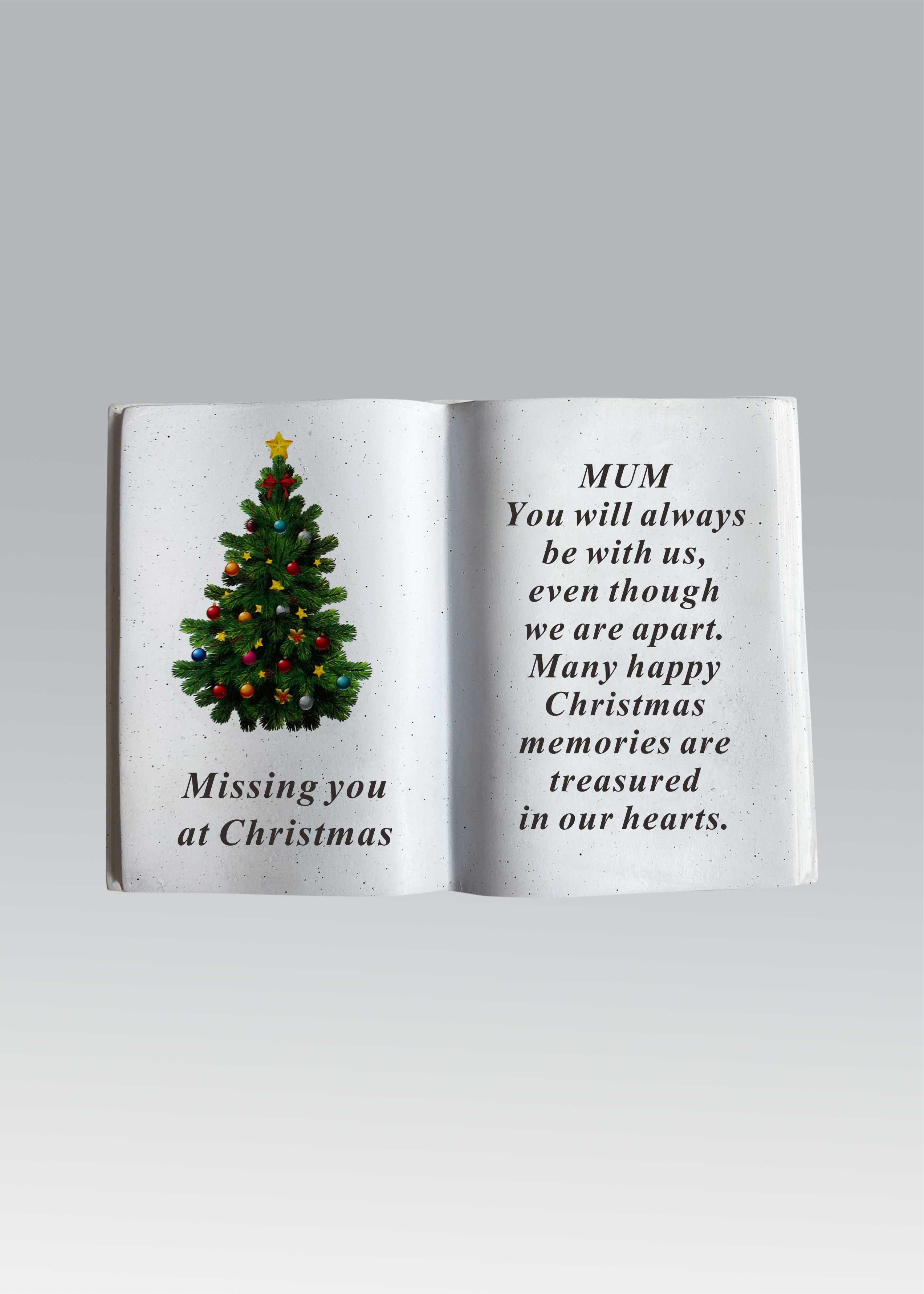 The Seasonal Aisle Flickering Xmas Tree Remembrance Book | Wayfair.co.uk