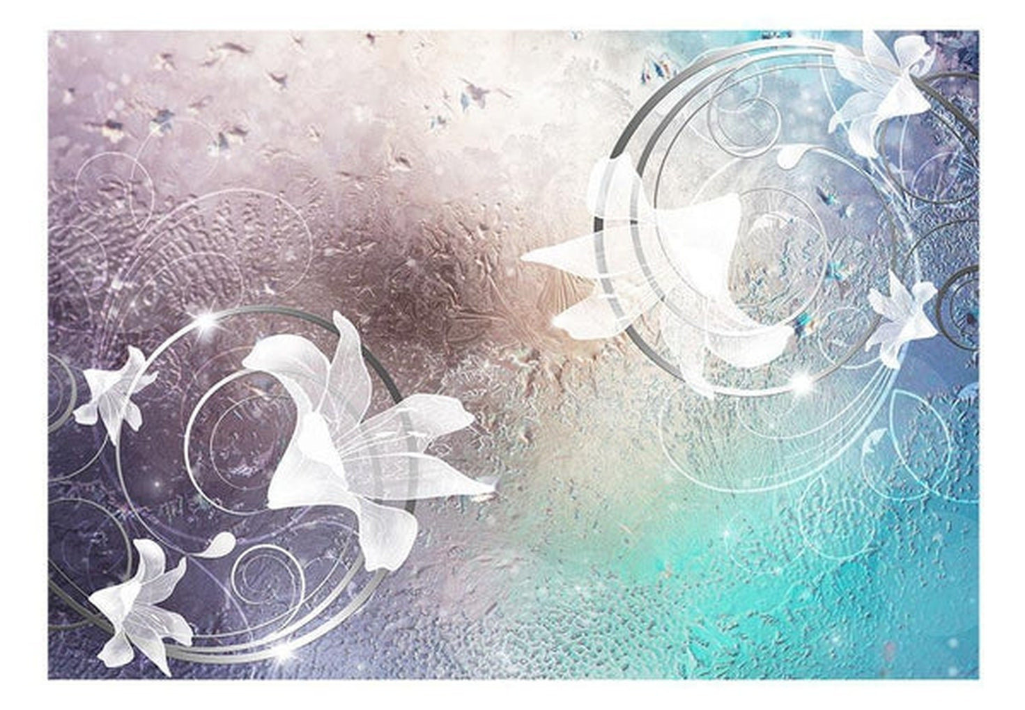 Red Barrel Studio Kaitin Glass Flowers Smooth Wall Mural - Wayfair Canada