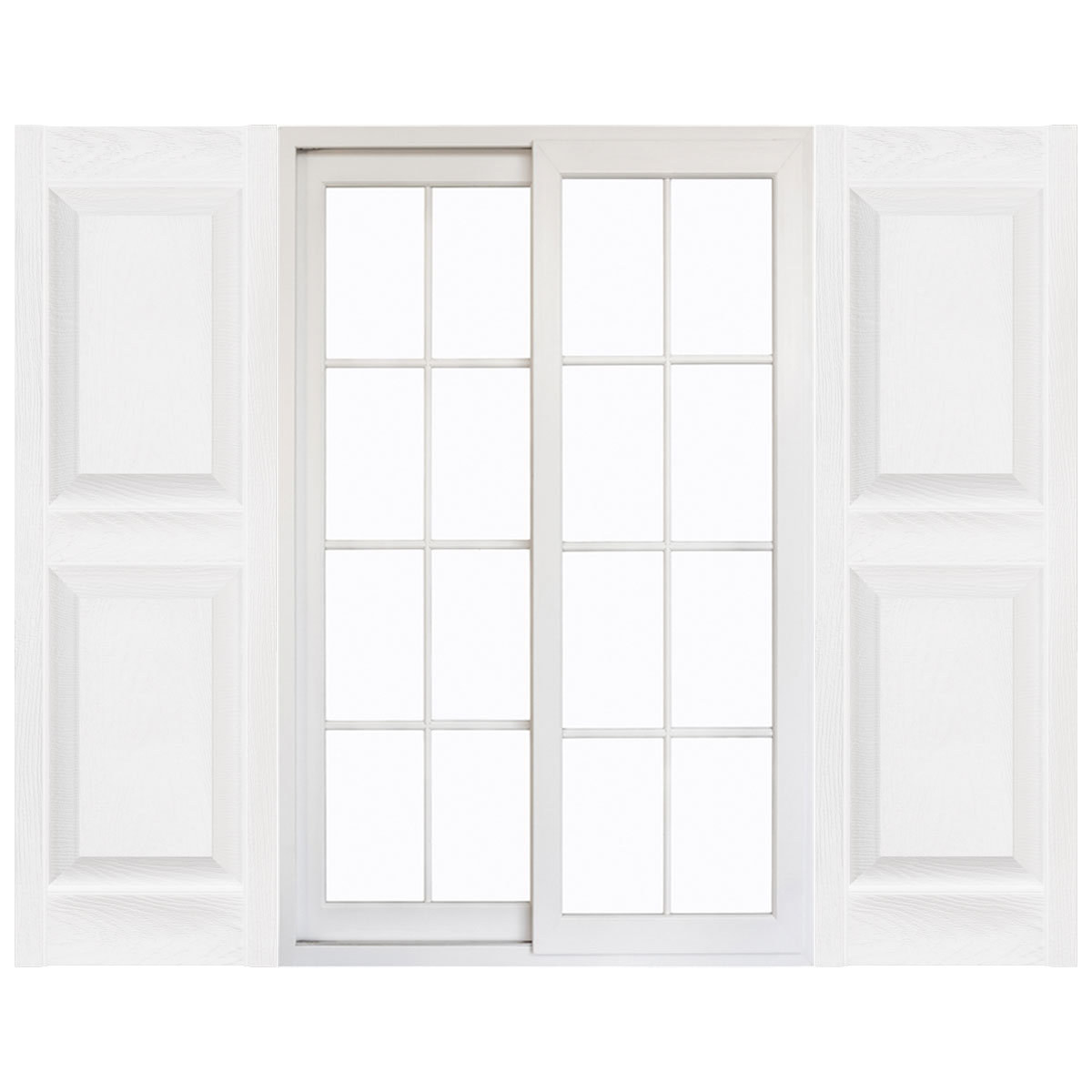 Mid America Mid-America Vinyl, Custom Two Equal Panels, Raised Panel ...