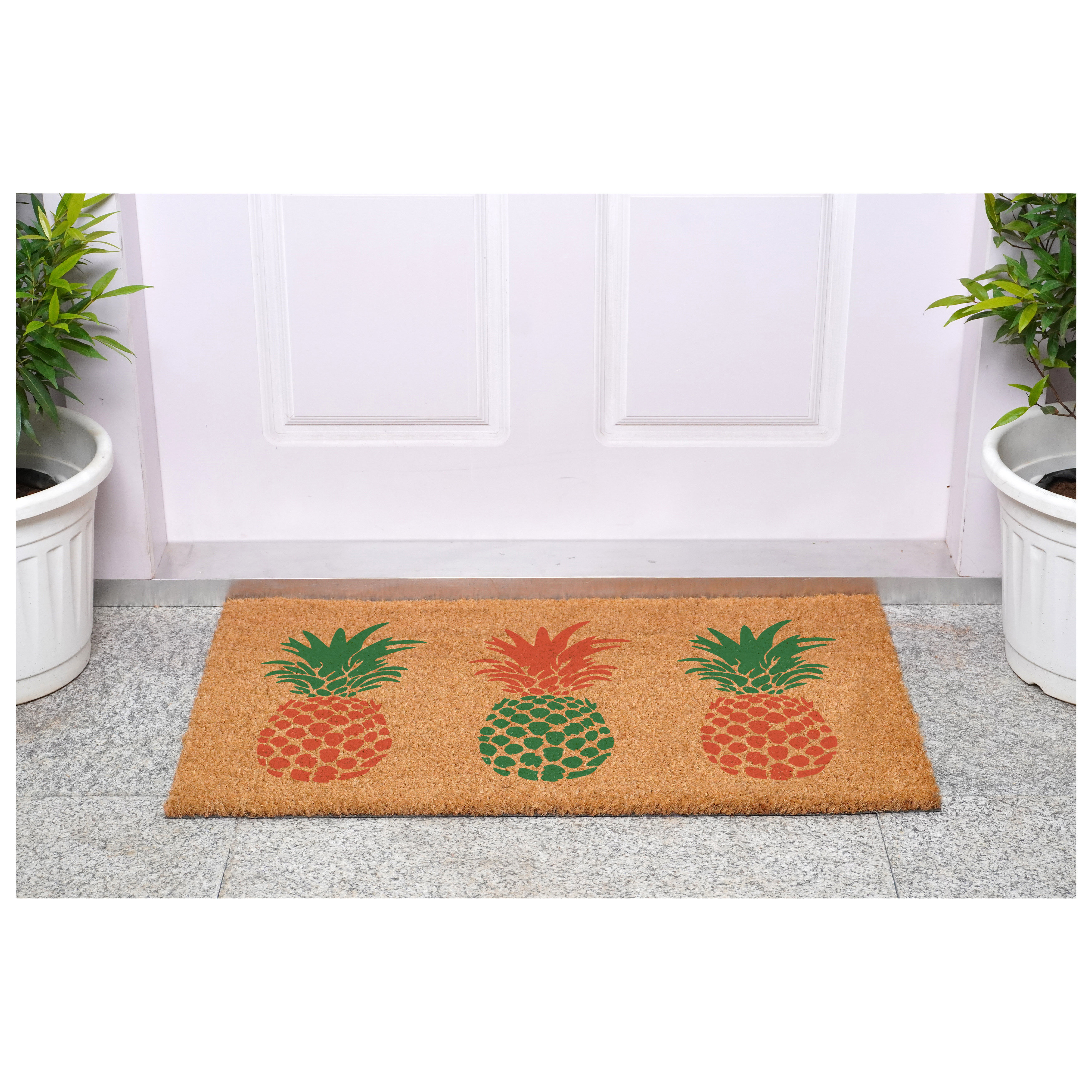 Bay Isle Home™ Southern Pineapple Trio Doormat | Wayfair